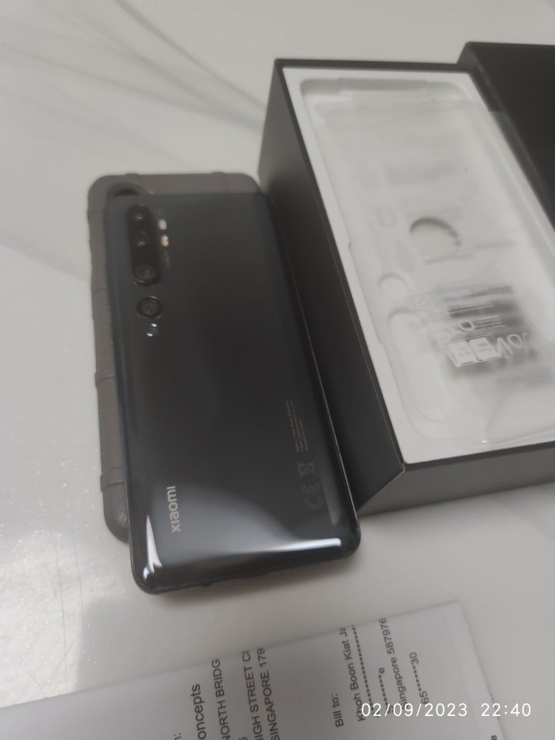 mi note 10 pro 8+3G/256G Green color *1 vertical line on screen ...
