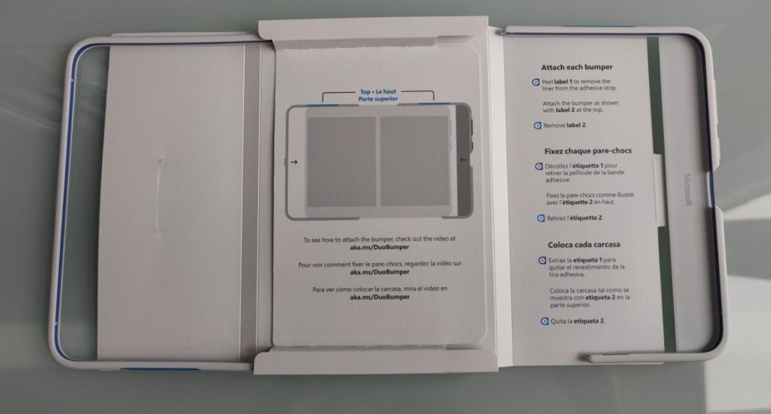 Microsoft Surface Duo 1 Bumper (Glacier), Mobile Phones & Gadgets ...