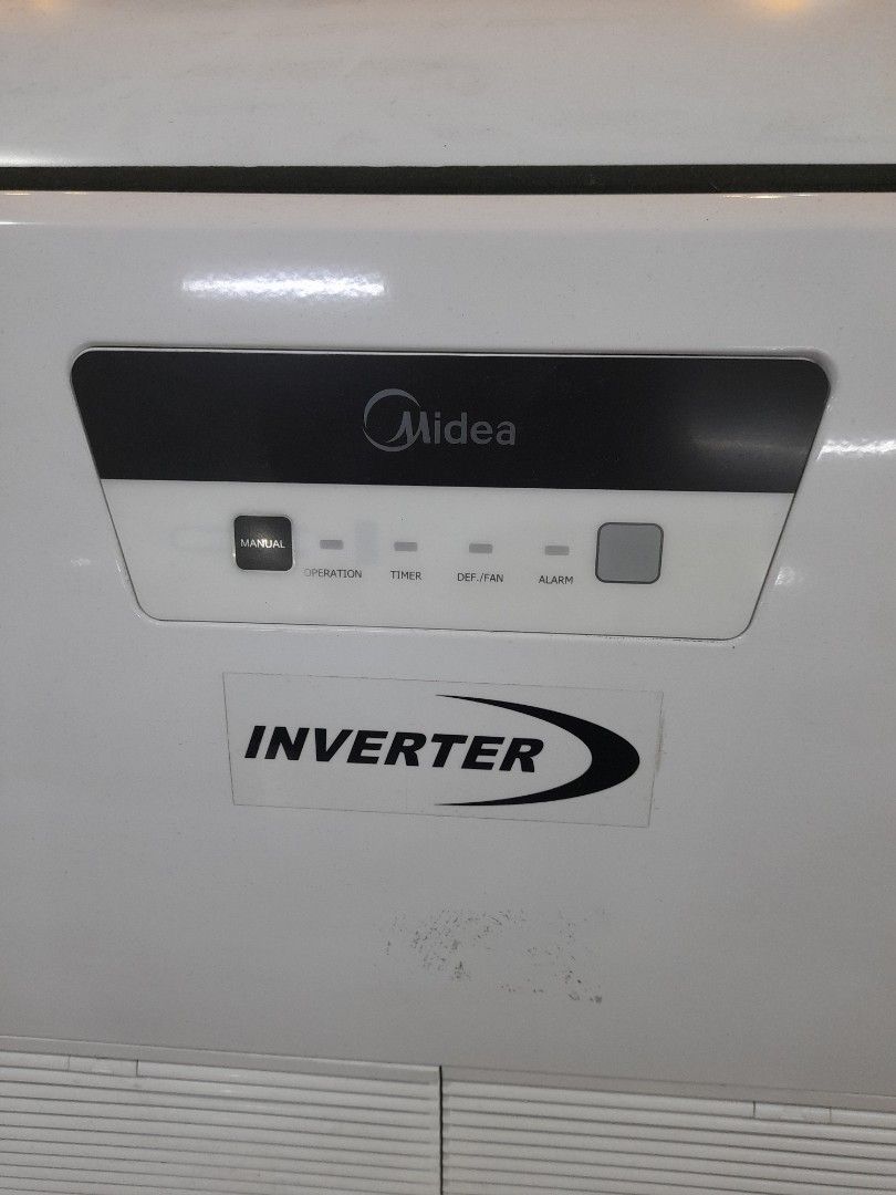 Midea 3TR under ceiling split type inverter, TV & Home Appliances, Air ...