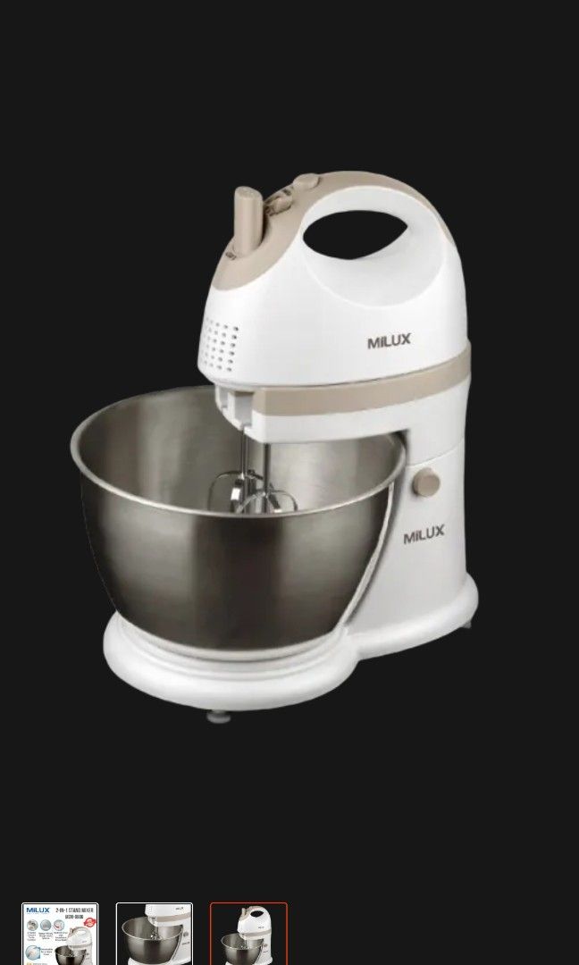 Milux 2in1 Stand Mixer MSM9906 4L, Furniture & Home Living, Bathroom ...