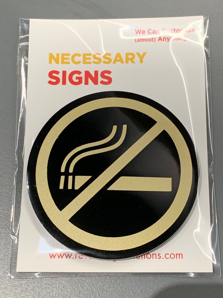 Mini Signage (Stick-on), Hobbies & Toys, Stationery & Craft, Craft ...