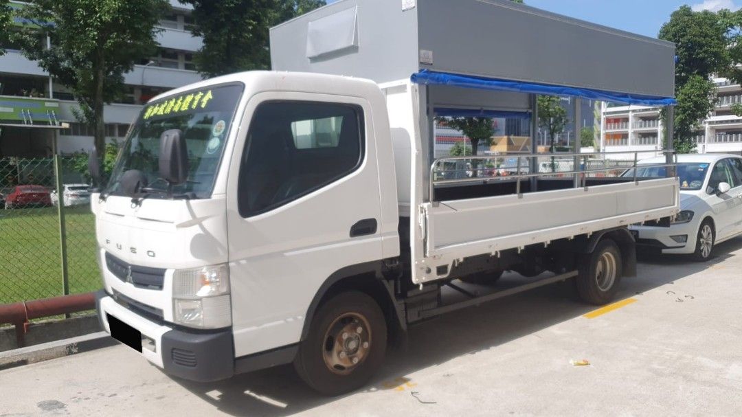 Mitsubishi 14FT manual lorry canopy, Cars, Commercial Vehicles, Rentals ...