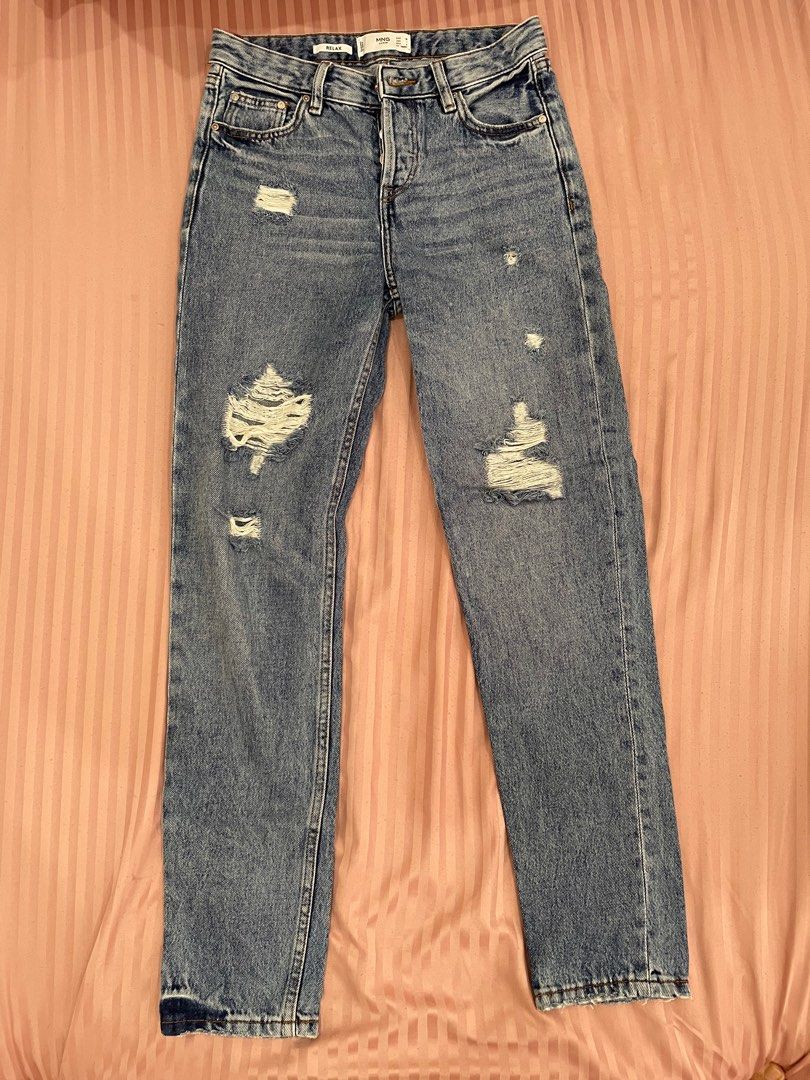 MNG denim jeans, Women's Fashion, Bottoms, Jeans on Carousell