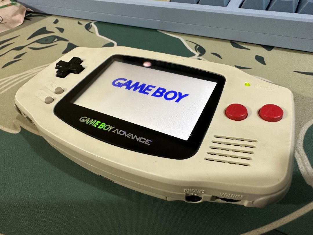 Modded Gameboy Advance (IPS screen, USB-C), Video Gaming, Video Game ...