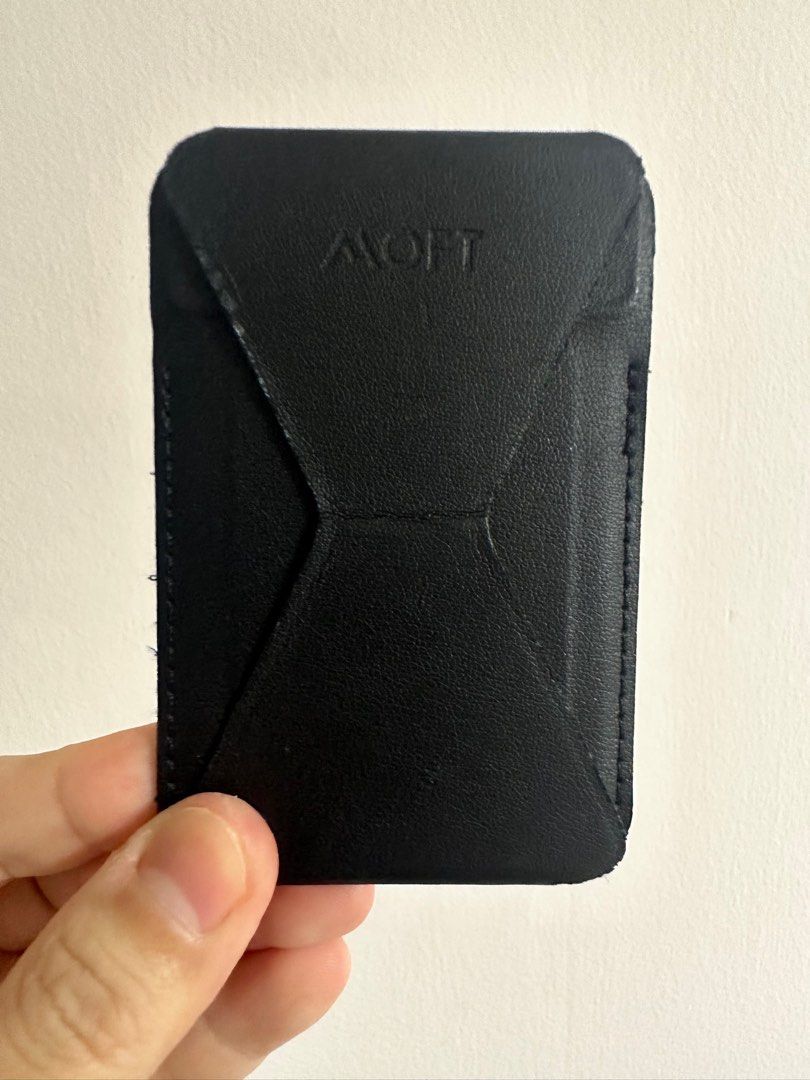 MOFT original black Snap-on Phone Stand & Wallet - MagSafe Compatible ...