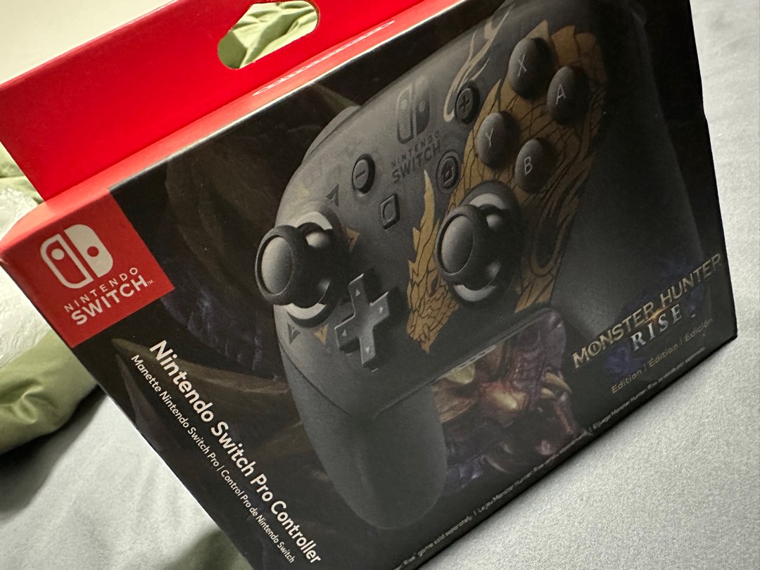 (Monster Hunter Rise) Nintendo Switch Pro Controller, Video Gaming ...