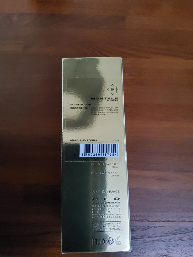 Montale Arabian Tonka 100mls Bottle, Beauty & Personal Care, Fragrance ...