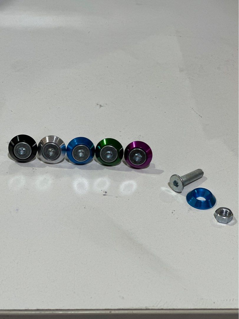 MOTORCYCLE BOLT, NUT AND WASHER M6, Motorcycles, Motorcycle Accessories ...