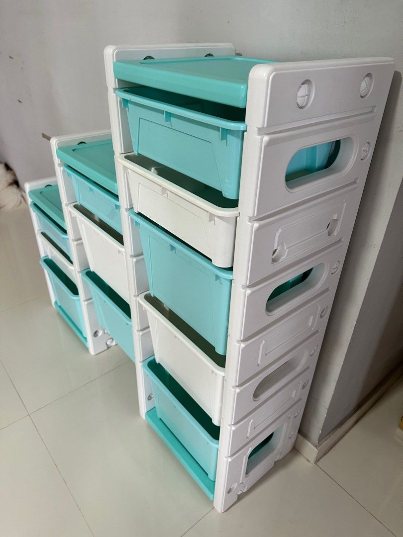 Multi-tier plastic drawers, Furniture & Home Living, Furniture, Shelves ...