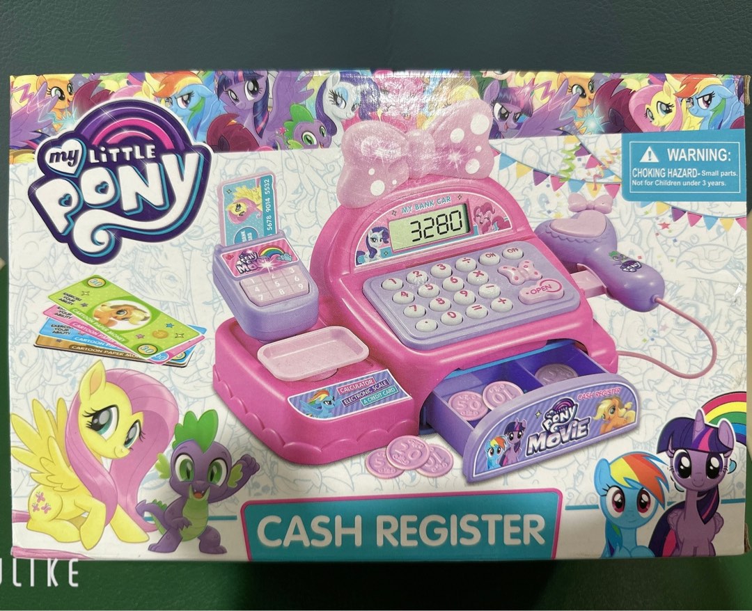 My Little Pony Cute little Pony Supermarket Cashier Pretend Play Set ...
