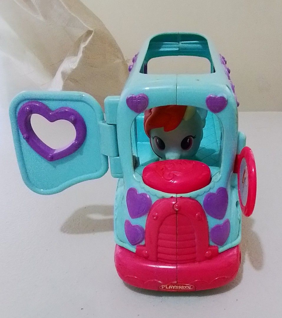 My Little Pony rainbowdash Friendship Bus with other figurines from ...