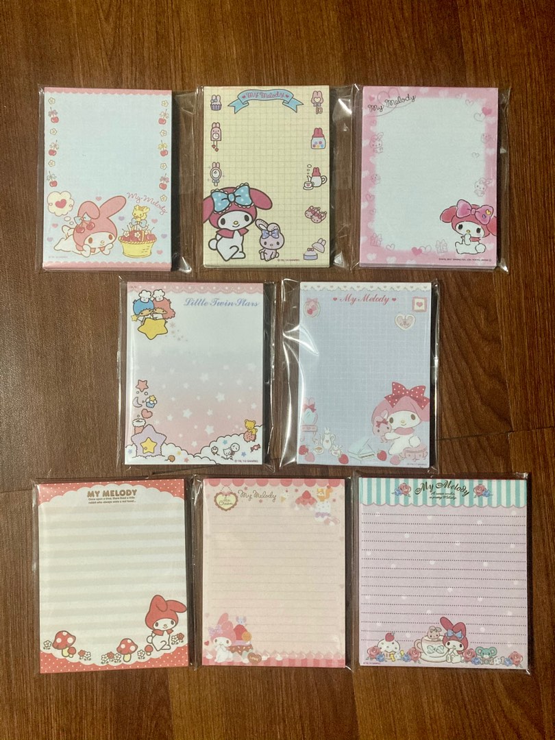 My Melody Little Twin Stars note pad on Carousell