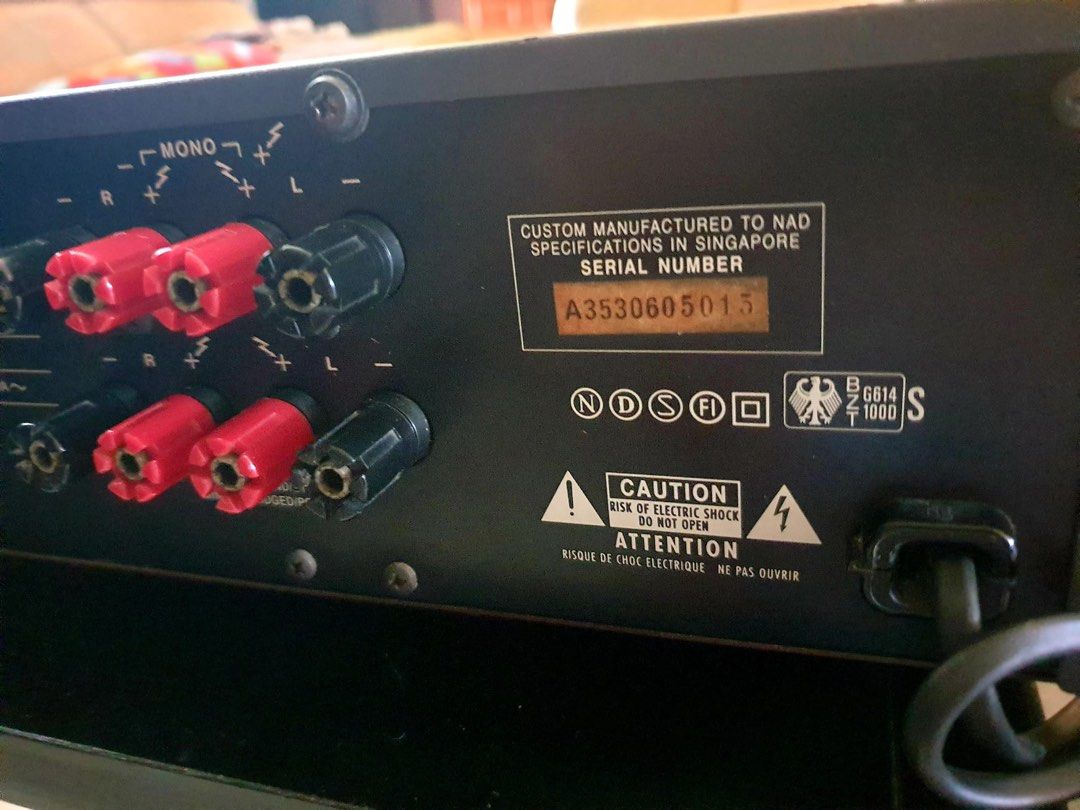 NAD Stereo Integrated Amplifier 306, Audio, Soundbars, Speakers ...