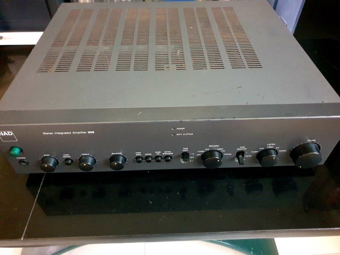 NAD Stereo Integrated Amplifier 306, Audio, Soundbars, Speakers ...