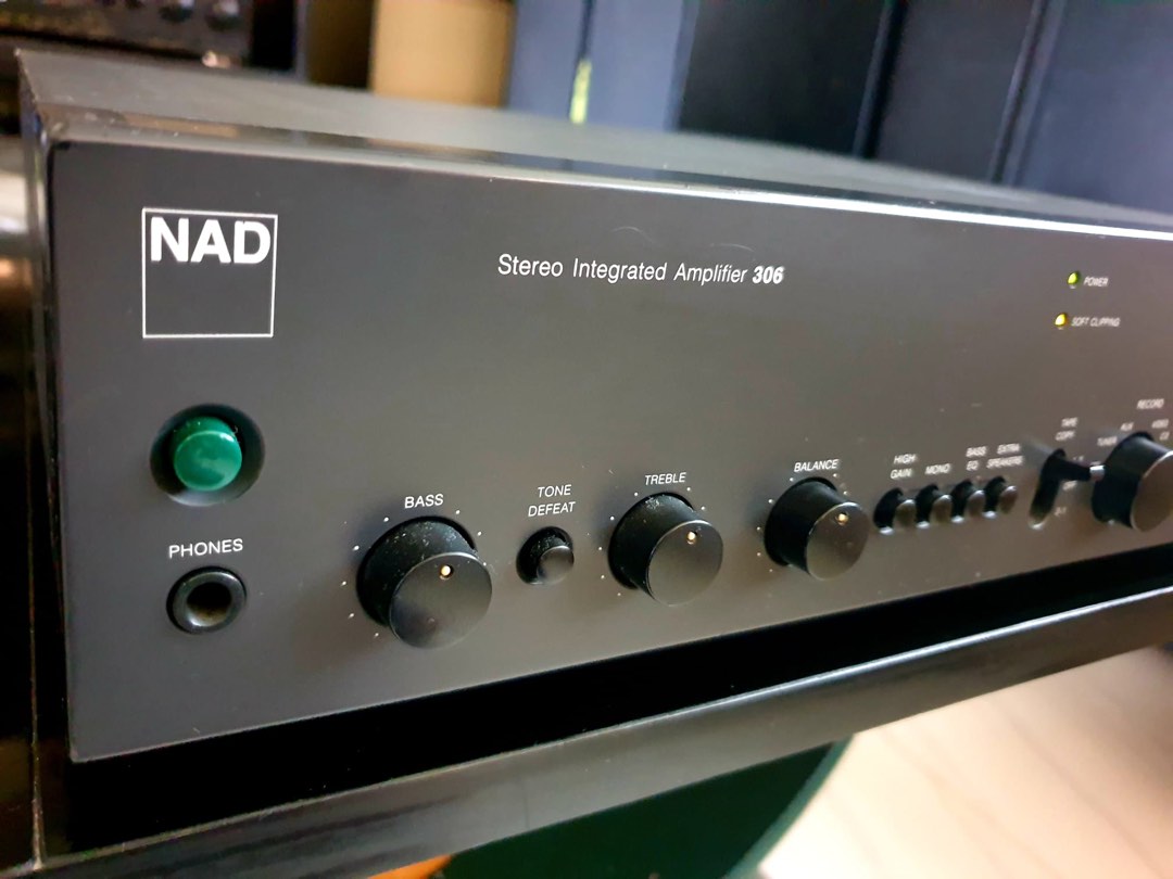 NAD Stereo Integrated Amplifier 306, Audio, Soundbars, Speakers ...