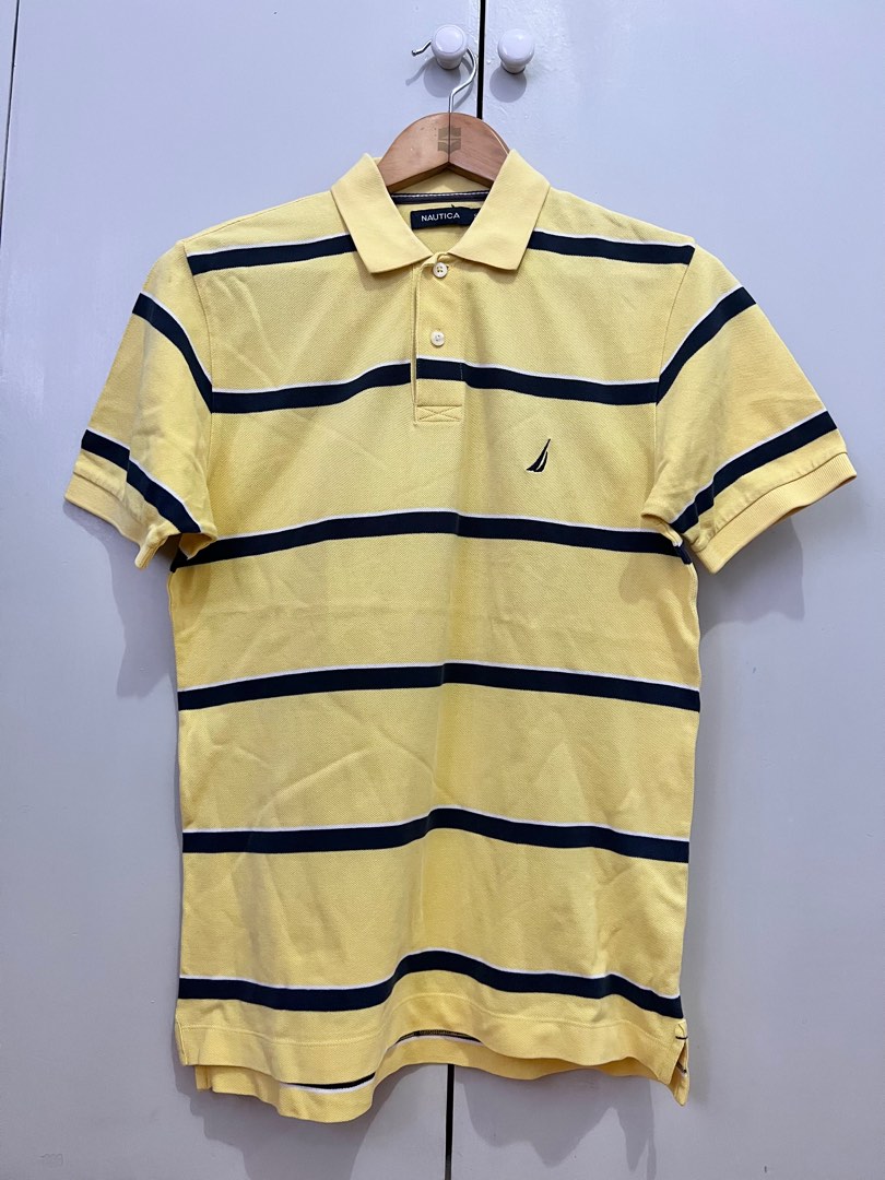 Nautica Polo Shirts for Men Yellow, Men's Fashion, Tops & Sets, Tshirts ...