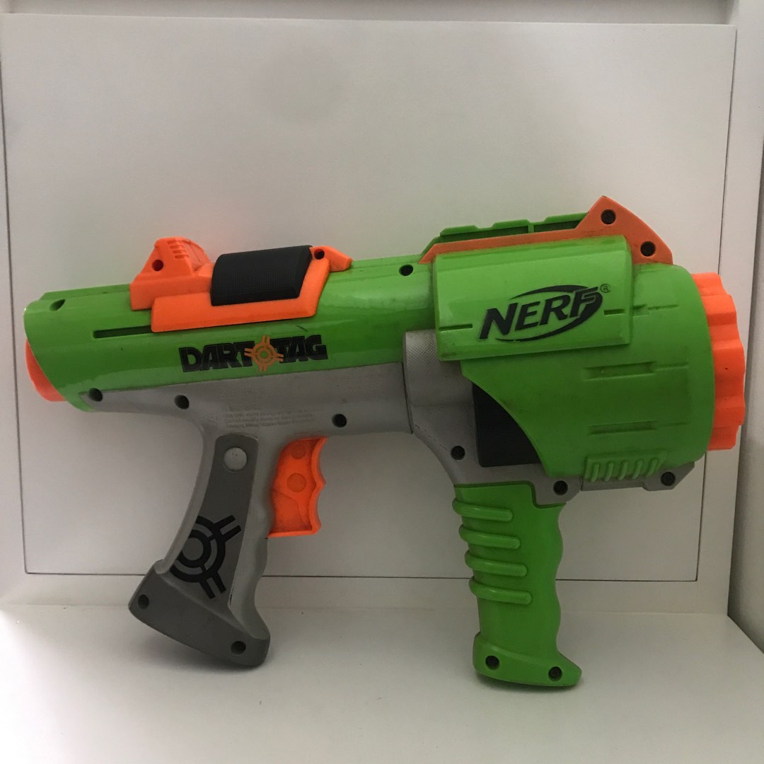 Nerf Gun Dart Tag Toy Gun, Hobbies & Toys, Toys & Games on Carousell