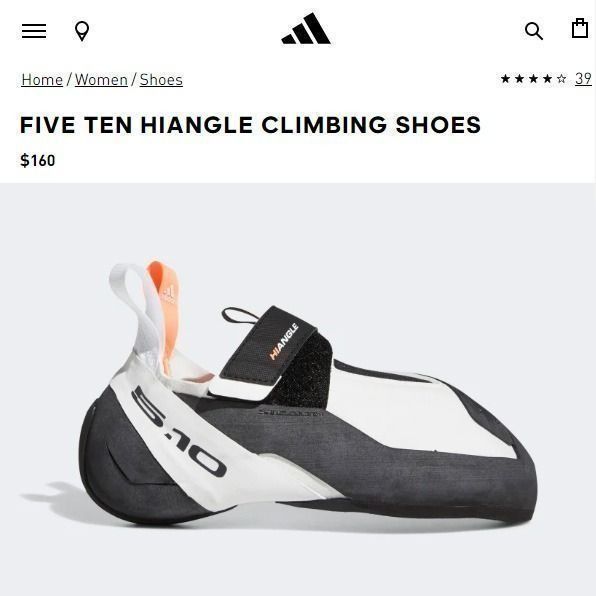 [NEW] Adidas 5.10 Five Ten Hiangle LV Rock Climbing / Bouldering Shoes ...