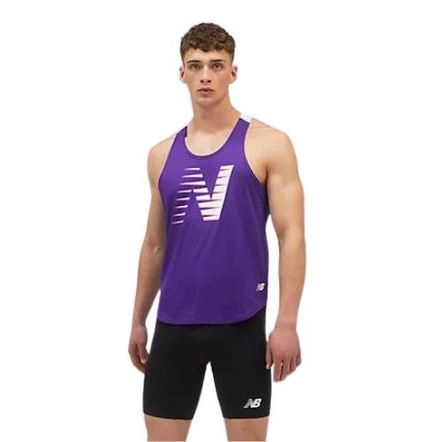 New Balance Fast Flight Running Singlet (M), Men's Fashion, Activewear ...
