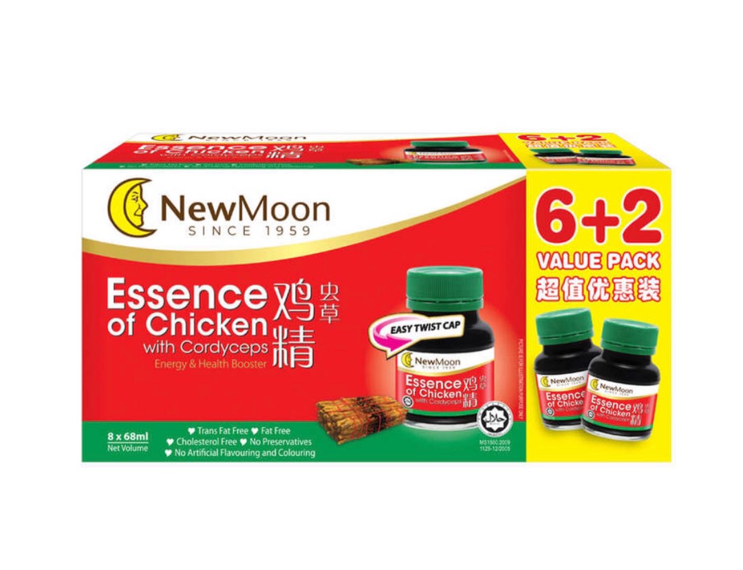 New Moon Essence Of Chicken With Cordyceps Value Pack, Health ...