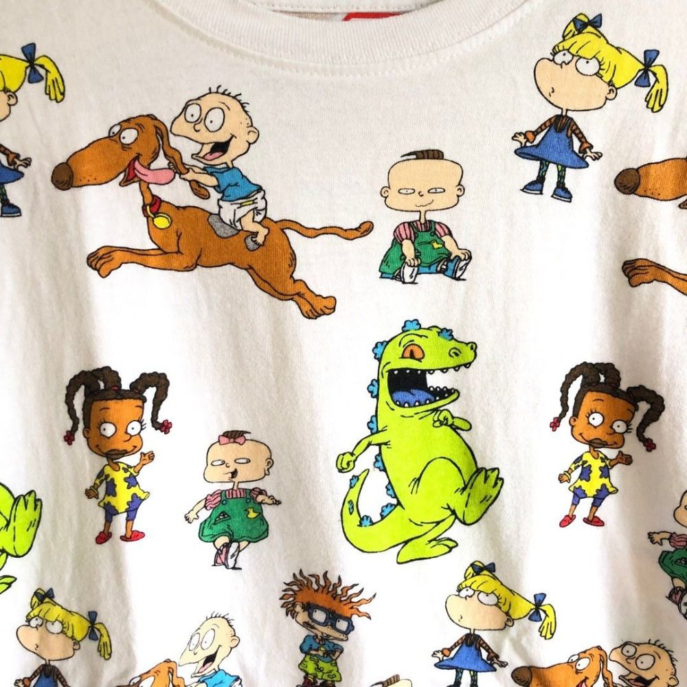 Nickelodeon Rugrats All Over Print Cropped Top, Women's Fashion, Tops ...