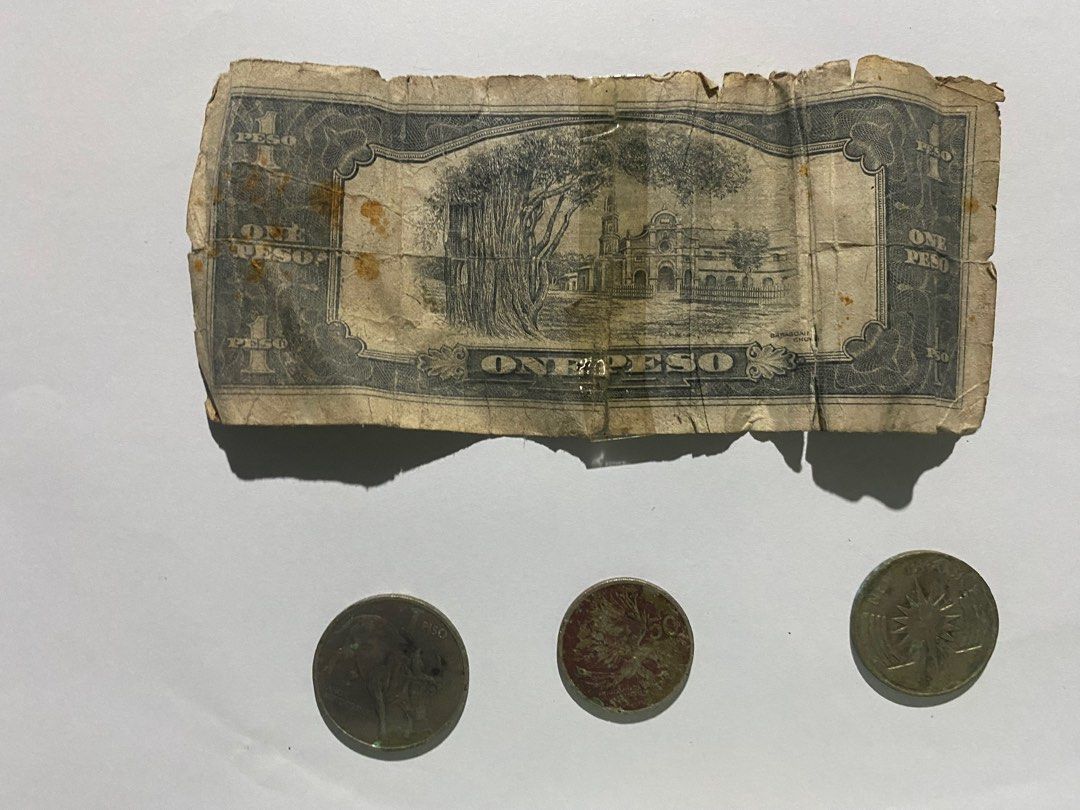 OLD PESO COINS AND BILL, Hobbies & Toys, Memorabilia & Collectibles ...