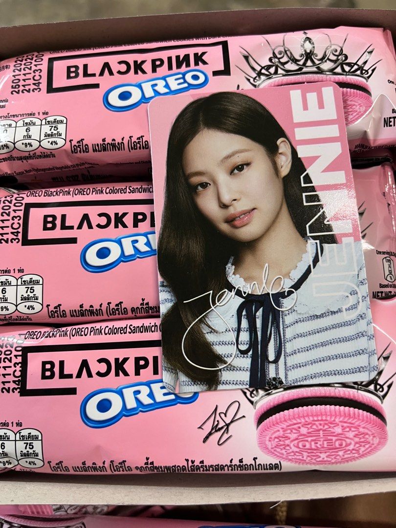 OREO X BLACKPINK Jennie 07 photocard, Hobbies & Toys, Memorabilia ...