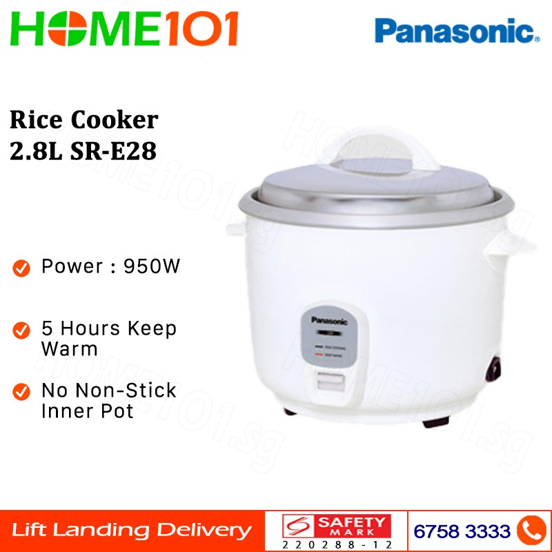 Panasonic Rice Cooker 2.8L SR-E28, TV & Home Appliances, Kitchen ...