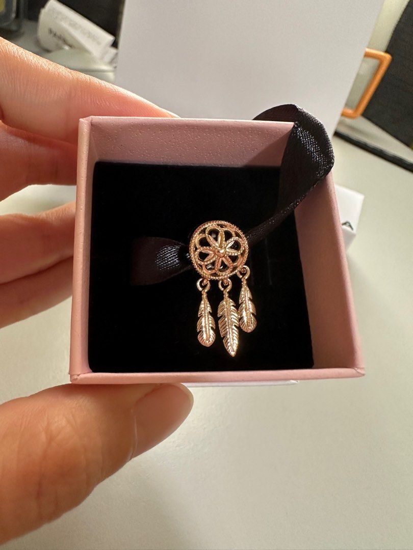 Pandora Dream Catcher Charm Rosegold, Women's Fashion, Jewelry ...