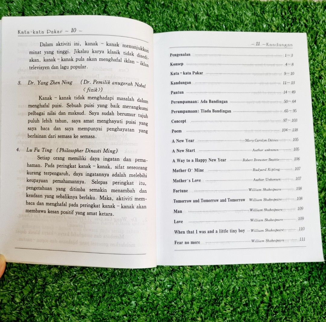 Pantun & Peribahasa Melayu English Poem, Hobbies & Toys, Books ...