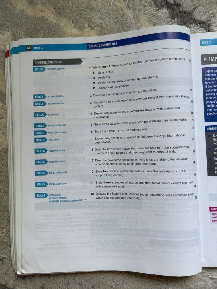 Pearson Edexcel International GCSE (9-1) ICT Student Book, Hobbies ...