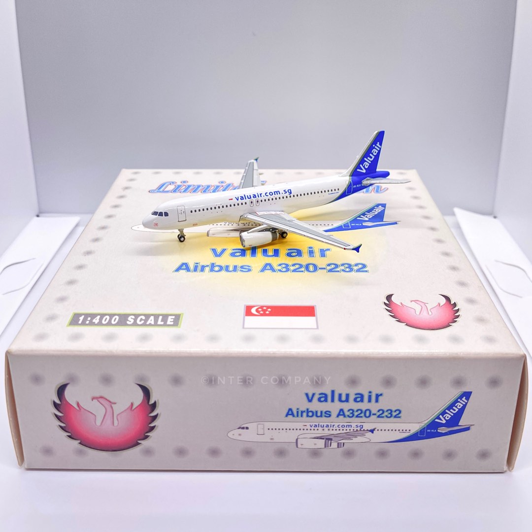 (Phoenix Model) Valuair Singapore Airbus A320-200 9V-VLA Airplane ...