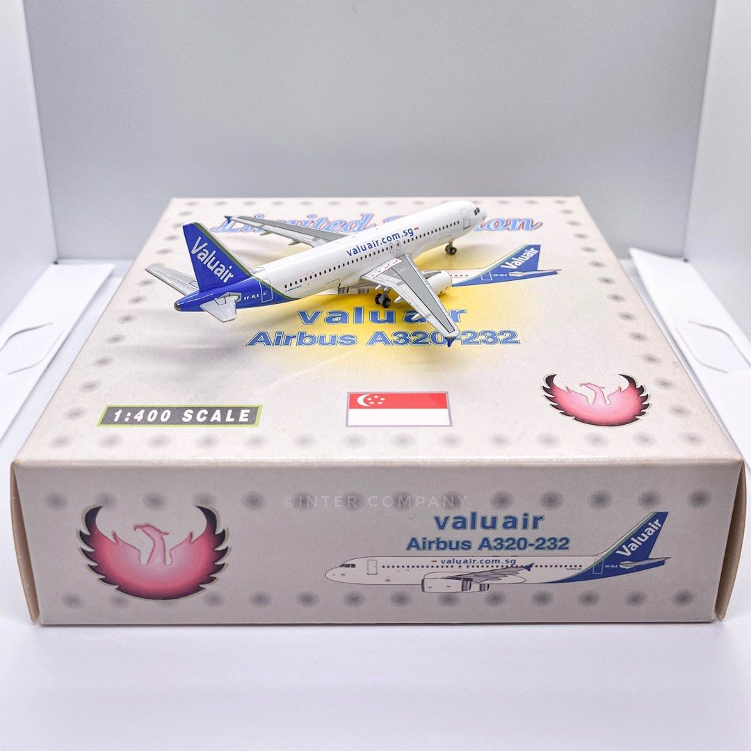 (Phoenix Model) Valuair Singapore Airbus A320-200 9V-VLA Airplane ...