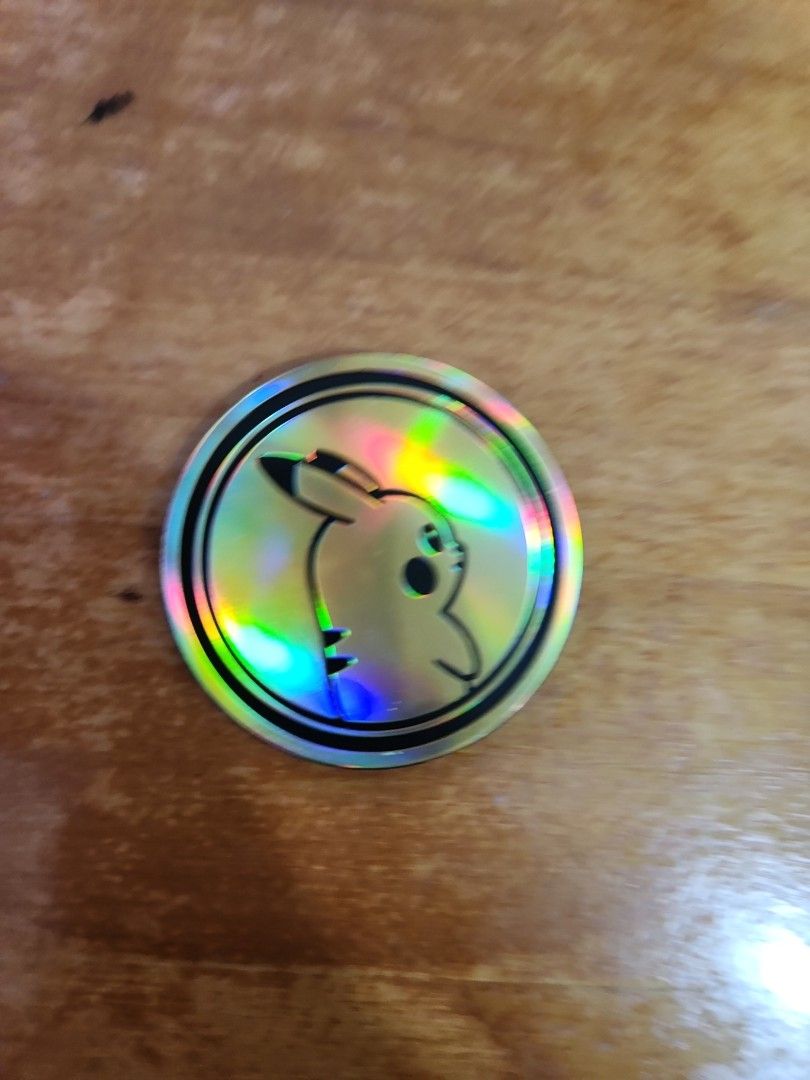 Pikachu pokemon go token, Hobbies & Toys, Toys & Games on Carousell