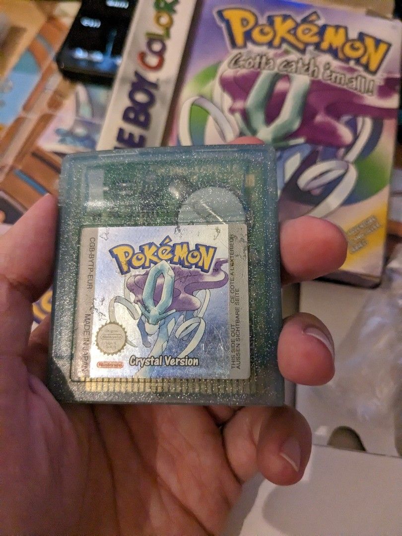 Pokemon crystal version gameboy color PAL, Video Gaming, Video Games ...