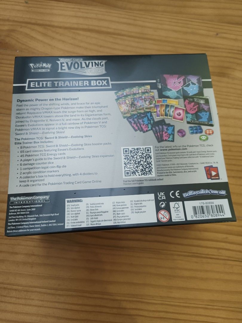 Pokemon Evolving skies ETB, Hobbies & Toys, Toys & Games on Carousell