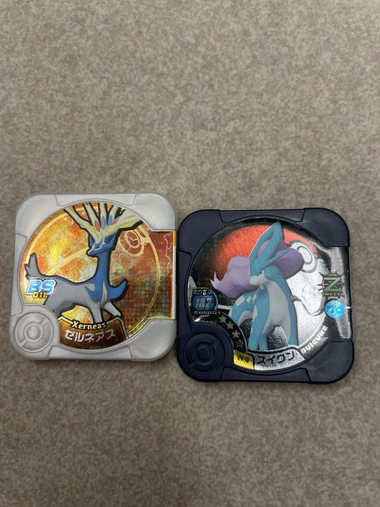 Pokemon Tretta-Xerneas and Suicune, Video Gaming, Gaming Accessories, In-Game Products on Carousell