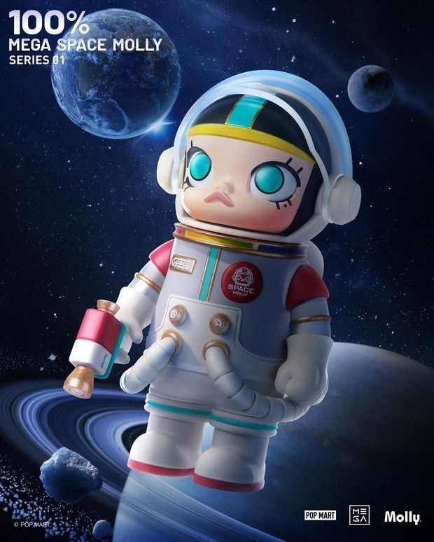 Pop Mart Space Molly Secret with free case (The girl from the Earth ...