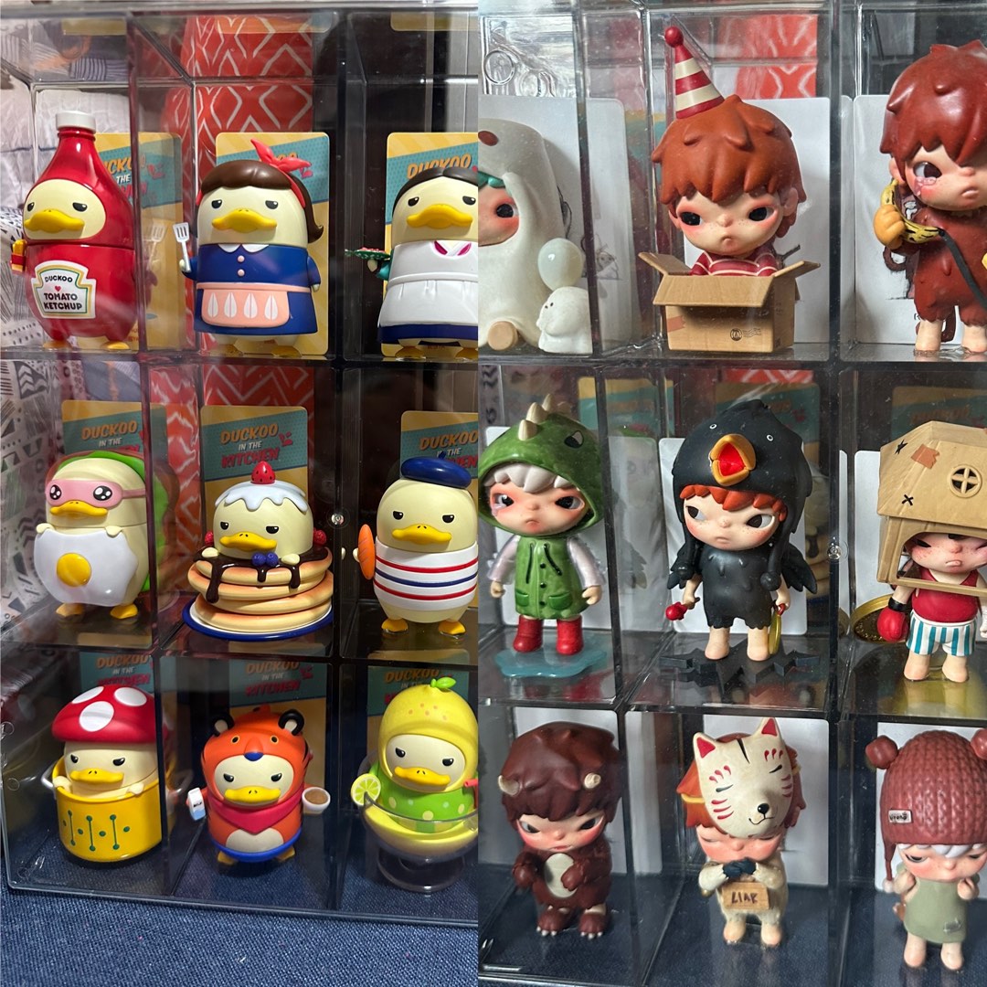 Popmart blindbox Duckoo kitchen hirono the other one full set with display case, Hobbies & Toys ...