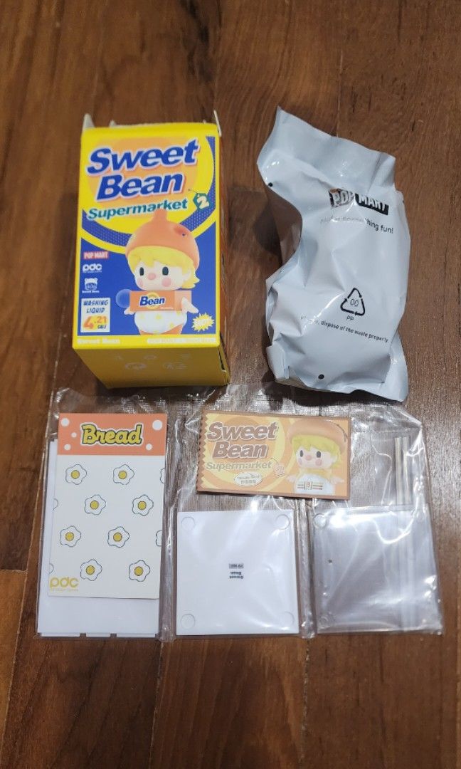 POPMART Sweet Bean Supermarket 2 - Bread, Hobbies & Toys, Toys & Games ...