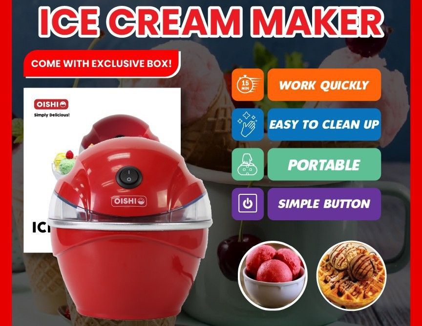 Portable Ice Cream Maker, TV & Home Appliances, Kitchen Appliances, Ice ...