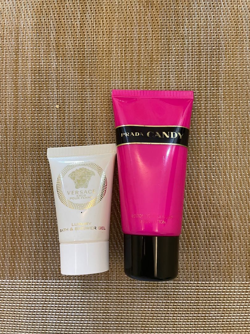 Prada Candy Lotion and Versace Shower Gel, Beauty & Personal Care, Bath ...