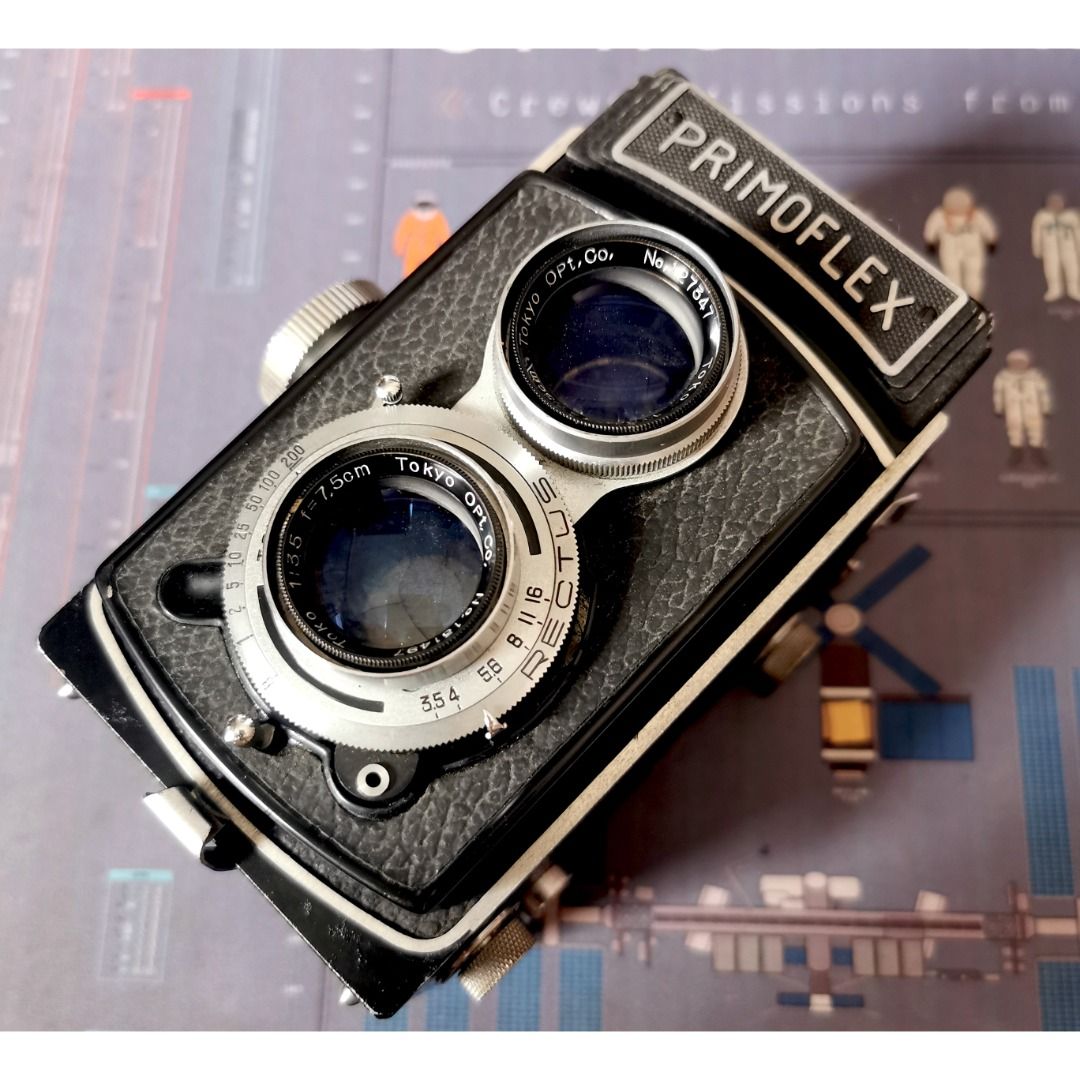 PRIMOFLEX TLR CAMERA, vintage FOR DISPLAY. Rolleiflex, Rolleicord ...