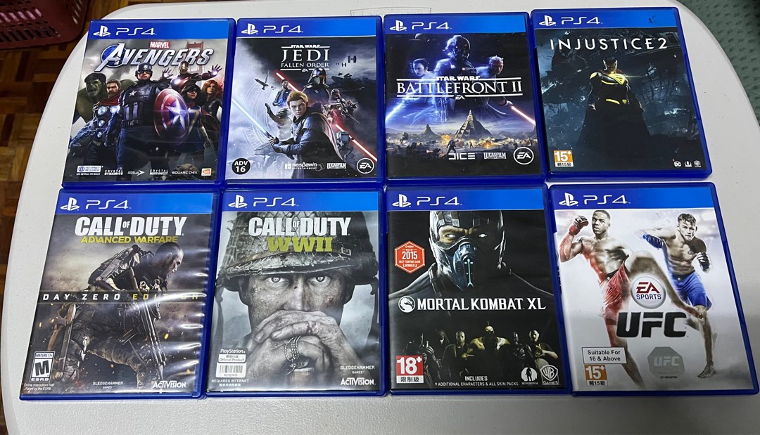 PS4 Games (Avengers, Fallen Order, Call of Duty, etc) on Carousell