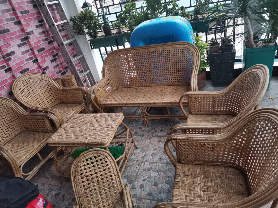 Pure ratan sala set on Carousell