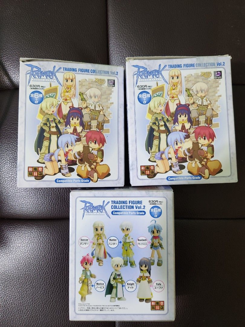 RAGNAROK ONLINE TRADING FIGURES Knight, Blacksmith and Hunter, Hobbies ...