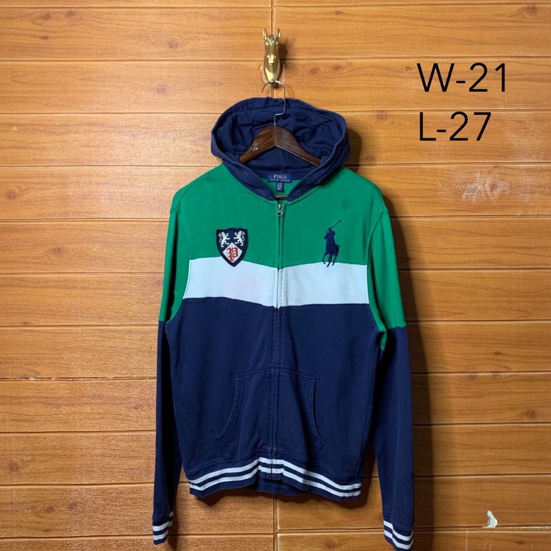 Ralph Lauren Twill Terry Letterman Jacket, Men's Fashion, Coats ...