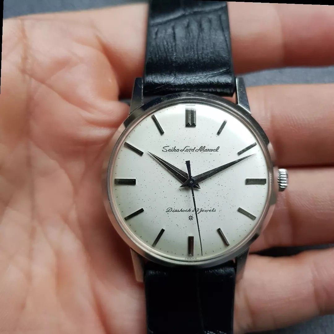 Rare Seiko Lord Marvel Carved SD Dial, Men's Fashion, Watches ...