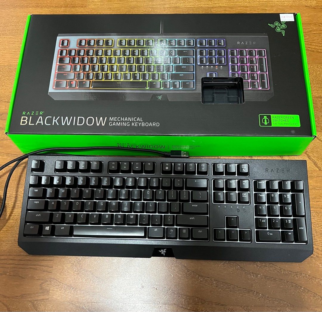 Razer Black Widow keyboard, Computers & Tech, Parts & Accessories ...