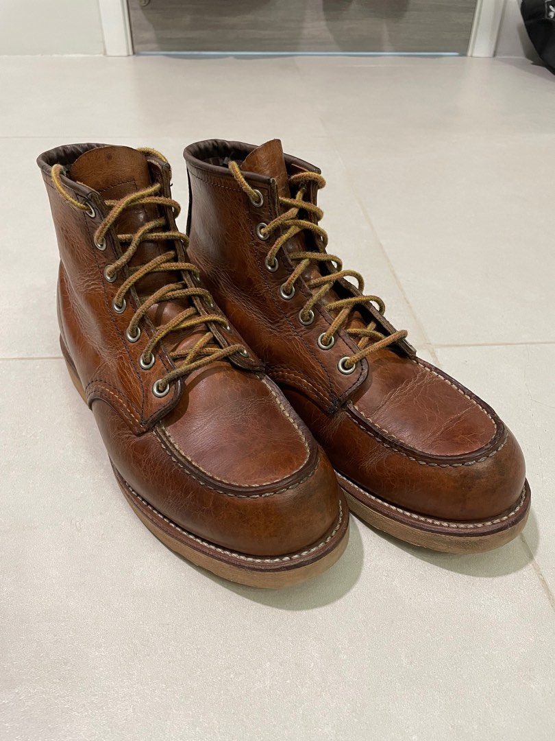 Red Wing Moc Toe 4575 US8D, Men's Fashion, Footwear, Boots on Carousell